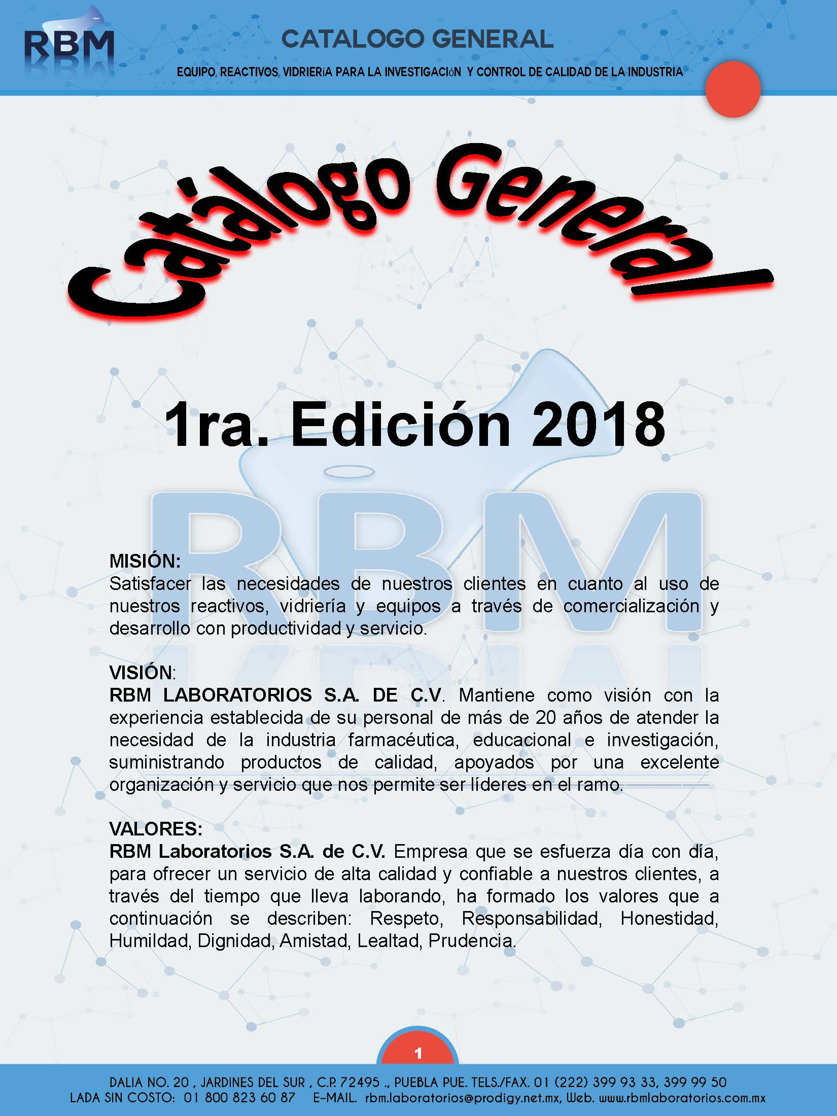 Catalogos RBM